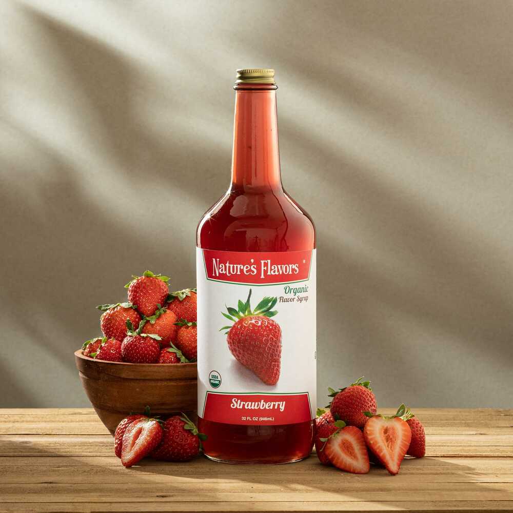 Organic Strawberry Syrup | Nature's Flavors