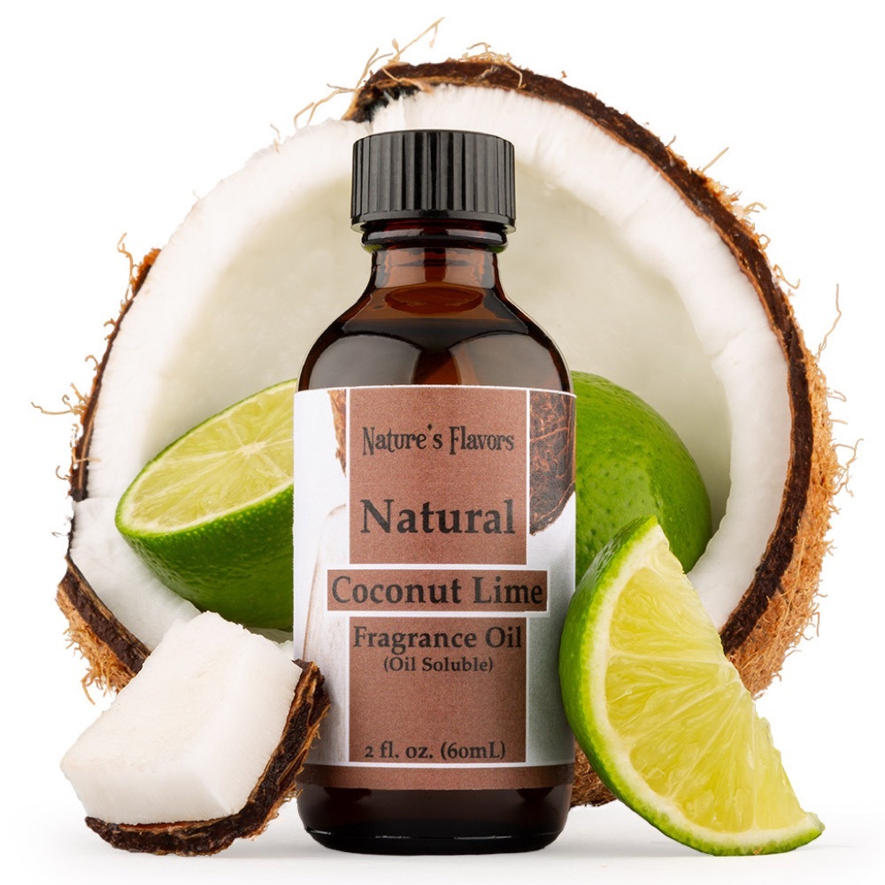 Natural Coconut Lime Fragrance Oil (Oil Soluble) | Nature's Flavors