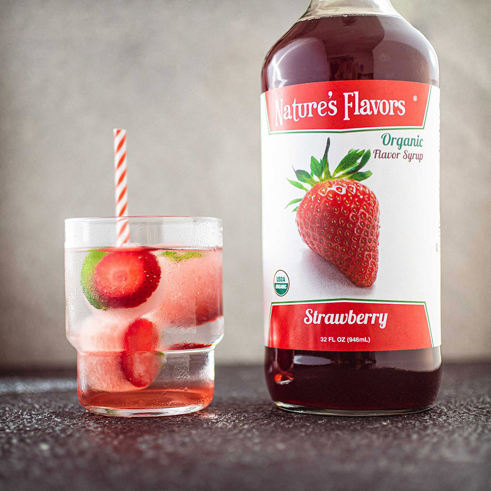 Organic Strawberry Syrup | Nature's Flavors