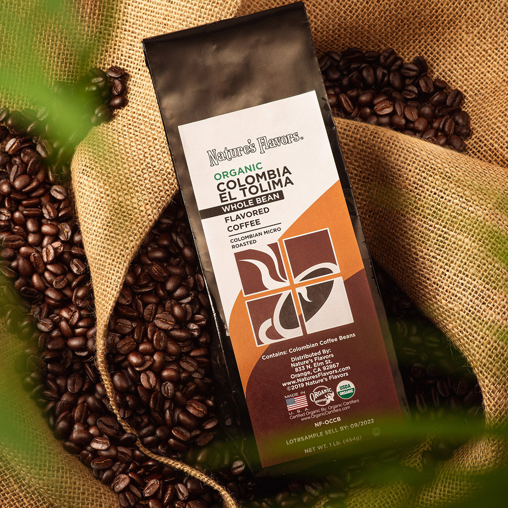 Organic Colombian Coffee Beans (Colombia El Tolima) | Nature's Flavors